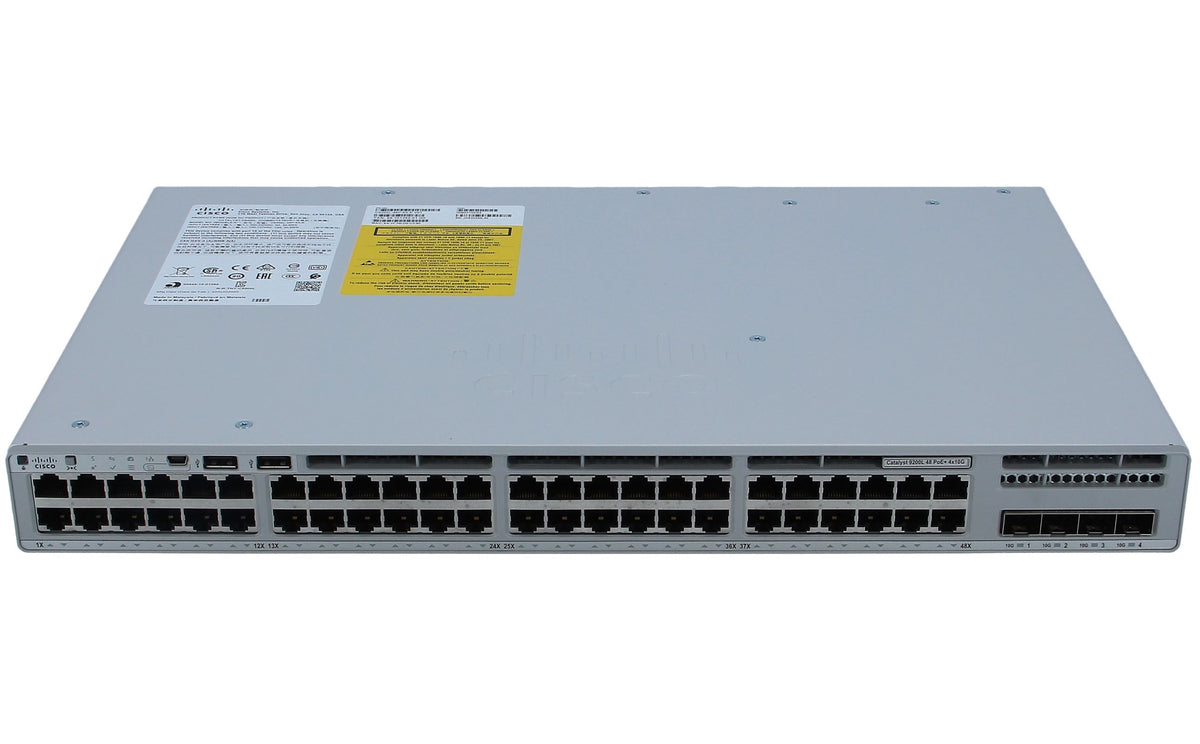 C9200L-48P-4X-A - Cisco Catalyst 9200L 48-Port PoE+ 4x10G Network Adva ...