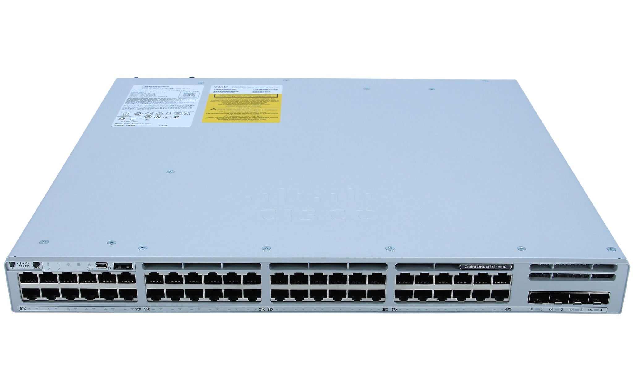 C9300L-48P-4X-E Cisco Catalyst 9300L 48p PoE 4x10G Uplink | Network ...