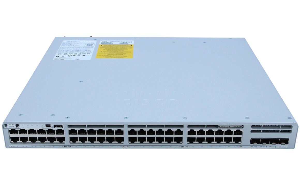 Cisco Catalyst C9300L-48P-4X-E-WS 48-Port PoE+ Switch with 4x10G Uplin ...