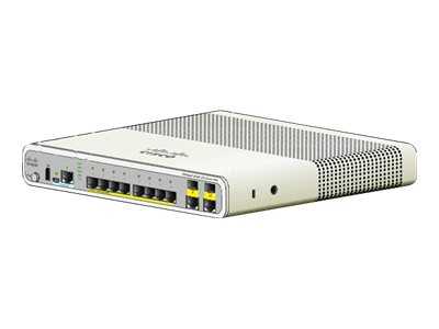 WS-C2960C-8PC-L Cisco Catalyst 2960C Switch 8 FE PoE, 2 x Dual Uplink ...