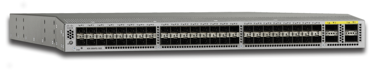 N3K-C3064PQ-10GE-B-DC Cisco Nexus 3064-E Switch with Reverse Airflow/D ...